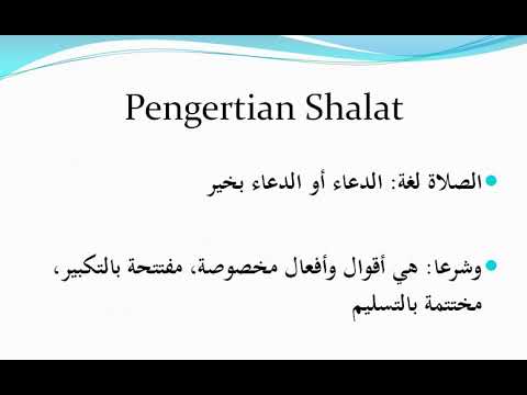 Pengertian Shalat: Definisi Secara Bahasa dan Istilah.