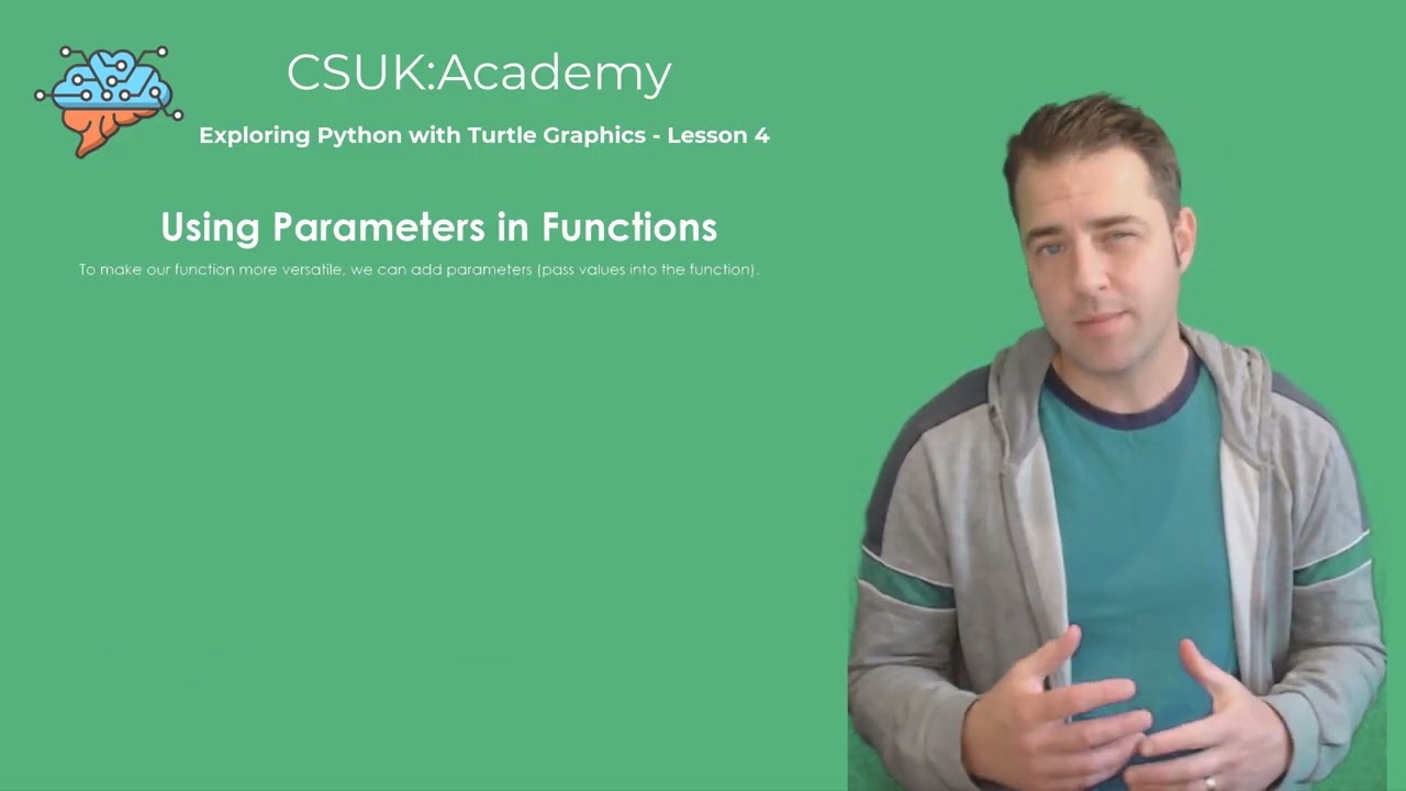 CSUK:Academy - Exploring Python with Turtle Graphic - L4 - Functions and Modular Programming
