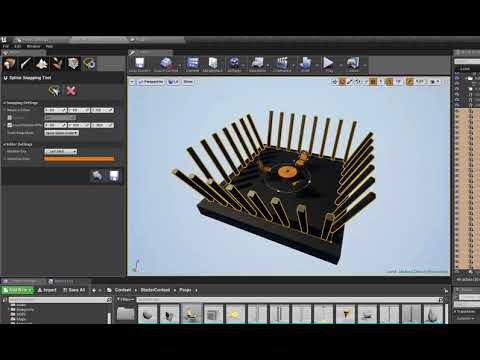 GitHub - HoussineMehnik/UE4-SplineSnappingToolPlugin: Editor mode tool allowing to snap level ...