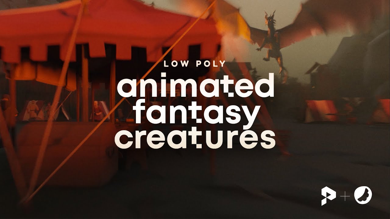Low Poly Animated Fantasy Creatures: Teaser
