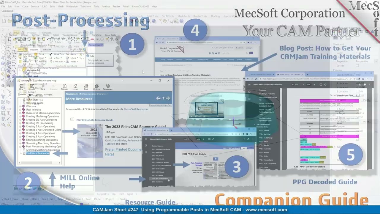 Using the Programmable Post in MecSoft CAM