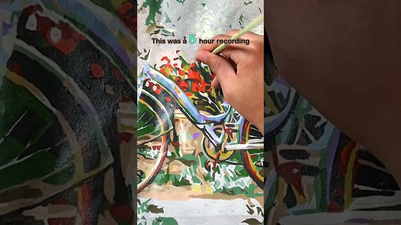 Artist attempts REALISTIC PAINT BY # NUMBERS KIT  (does it look good?)