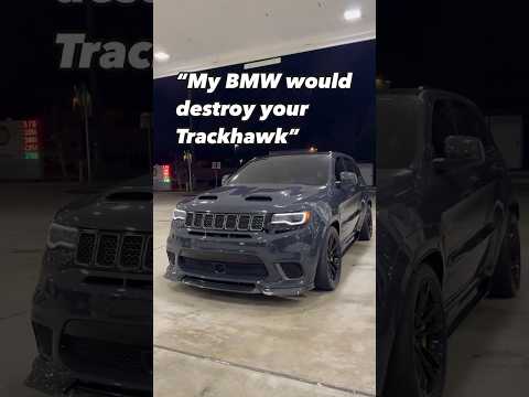 1000HP Jeep Trackhawk vs Tuned FBO M3 | Ultimate Drag Race Battle! #trackhawk #bmw