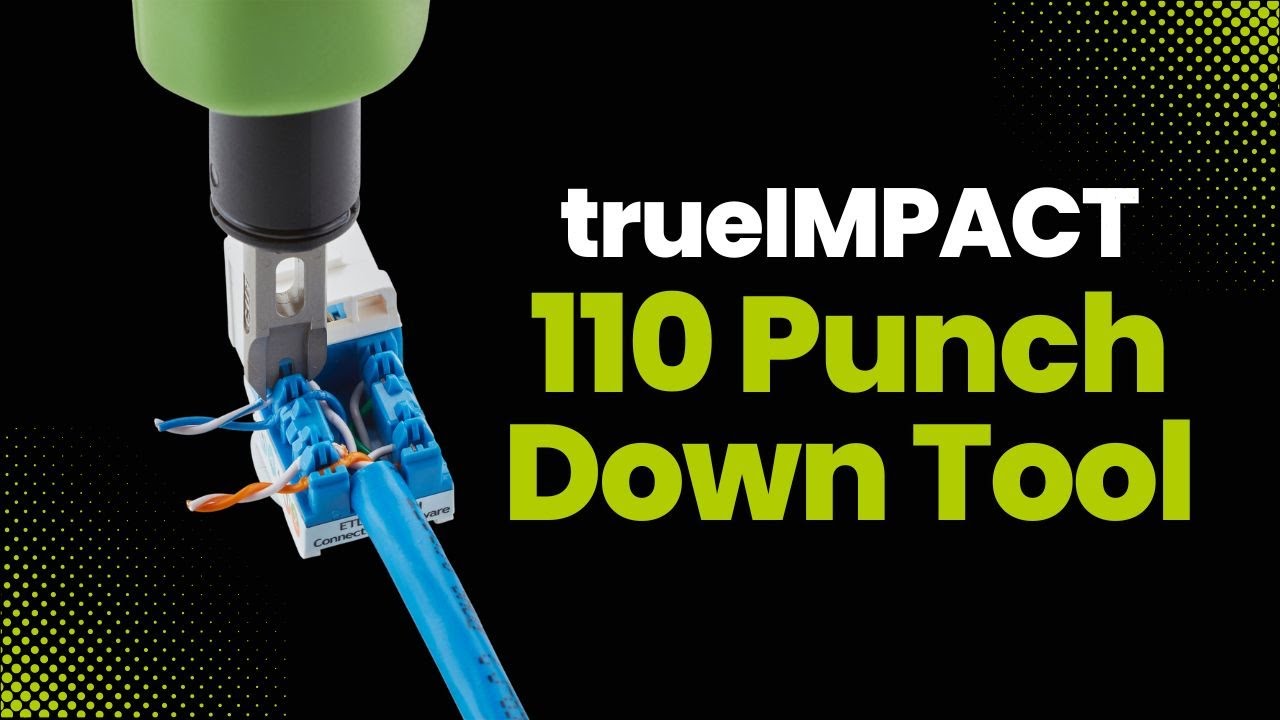How to: Use a Punchdown Tool to Terminate a Keystone Jack