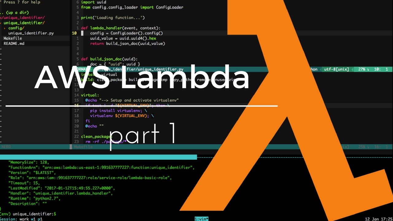 Create an AWS Python Lambda (part 1)