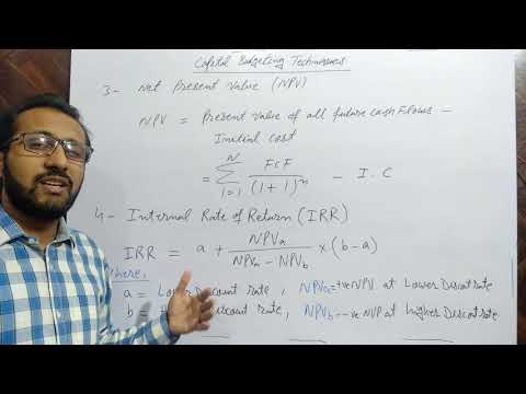 Capital Budgeting Techniques (concepts and formulas with examples)