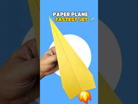 How to Make An Easy Jet Paper Airplane #airplane 104