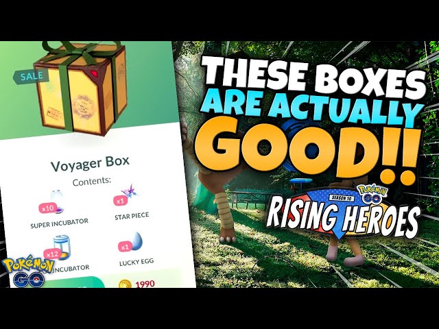 Pokemon GO in-game shop: Latest boxes and prices