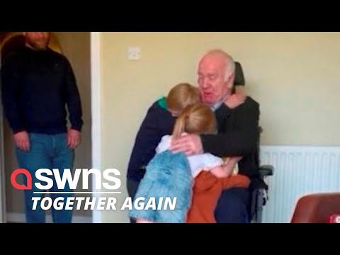 Watch: Irish grandad reunites with his grandchildren after SEVEN MONTHS APART
