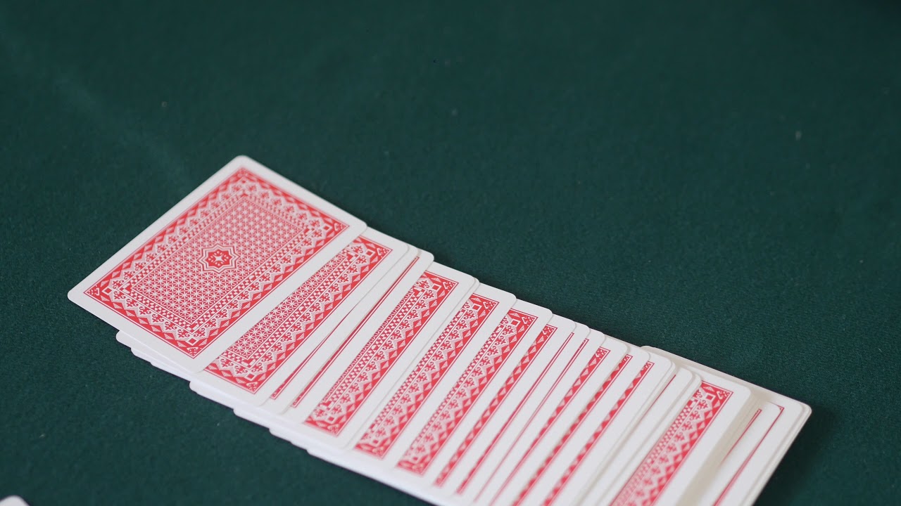 Playing Cards 05 - Dealing from Deck / Free Stock Footage (4K)
