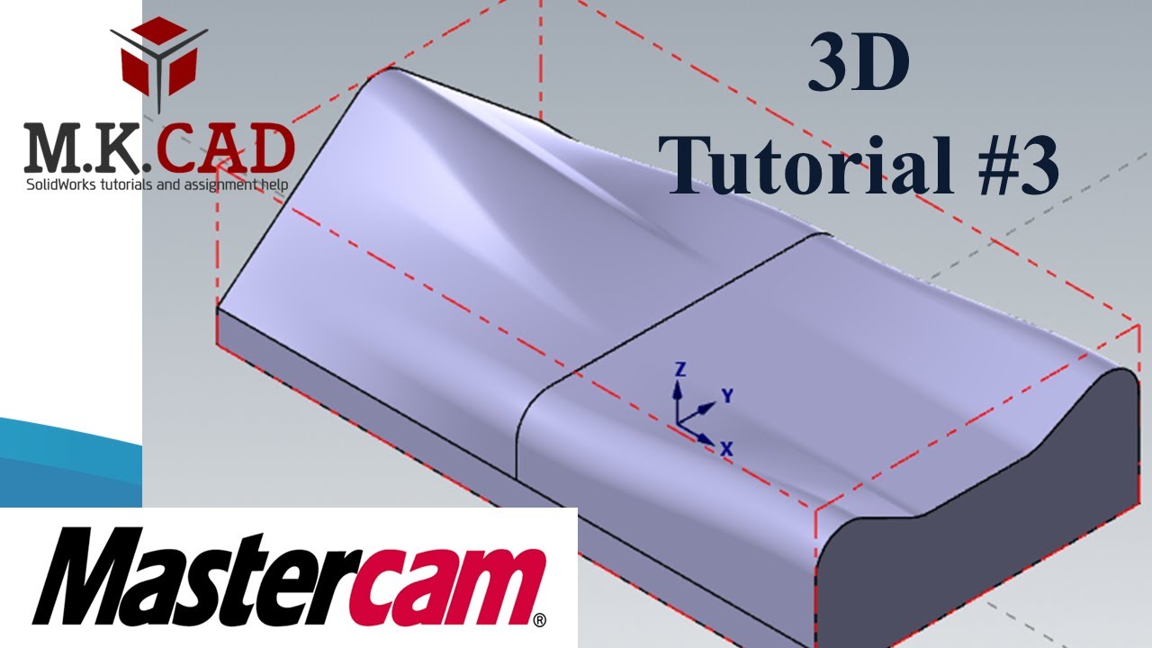 mastercam 3d programming tutorial | Mill 3d  - #3