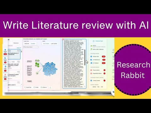 Literature Review through Research Rabbit |AI tool in Research|#LiteratureReview#ResearchRabbit