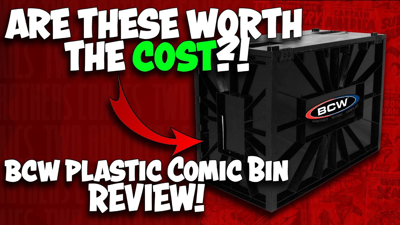Plastic Comic Book Short Boxes Review! BCW Short Comic Book Bin