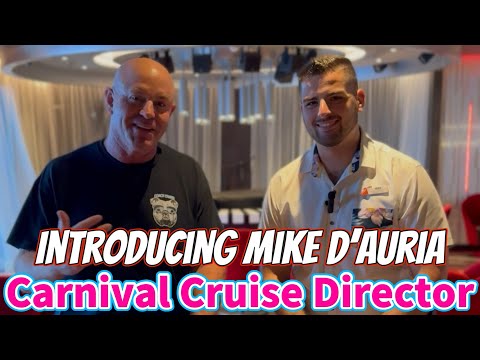 CARNIVAL CRUISE DIRECTOR, MIKE D’AURIA #carnivalcruise #carnivalvenezia