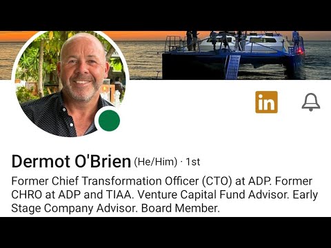 #WheresYourNext #HR Thought Leadership Series Episode #1 with Former #CHRO of @adp Dermot O'Brien.