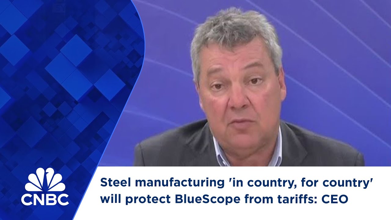 Steel manufacturing 'in country, for country' will protect BlueScope from tariffs: CEO
