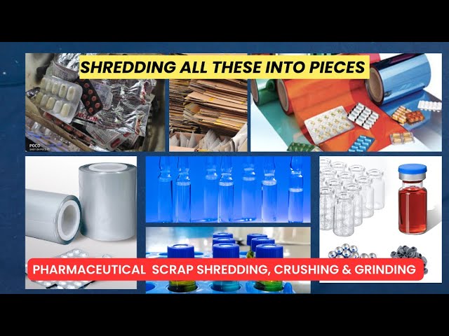 Pharma Scrap Shredders - AST Pharma Scrap Disposal Machine Manufacturer ...