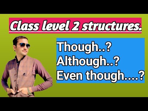 Though, Although, Even Though | Level 2 English Grammar Lecture 4 | Urdu Explanation