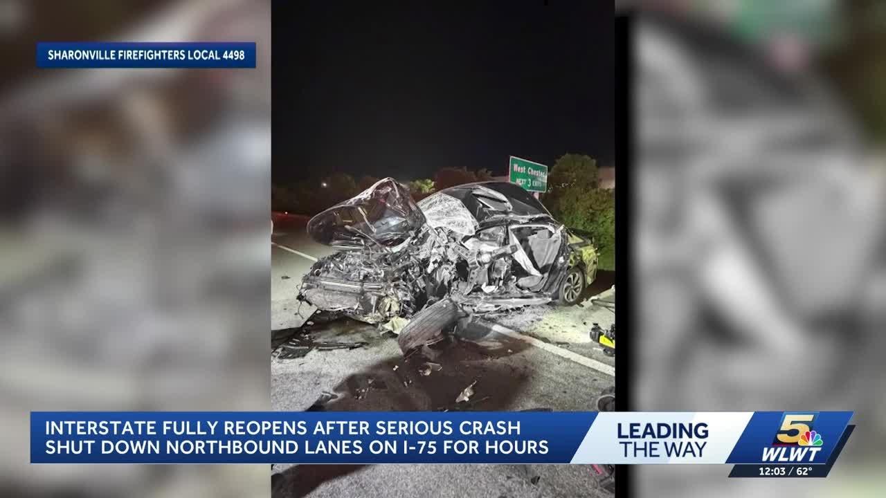 2 seriously injured after wrong-way crash that shut down I-75 for hours
