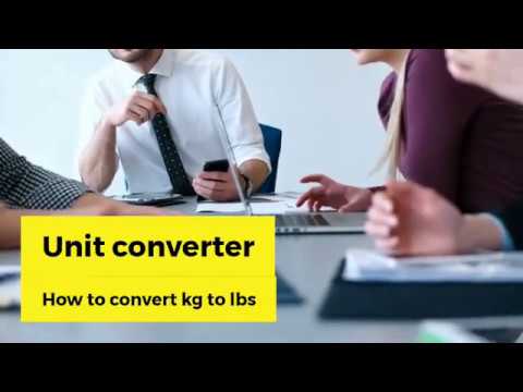 How to convert Kg to lbs