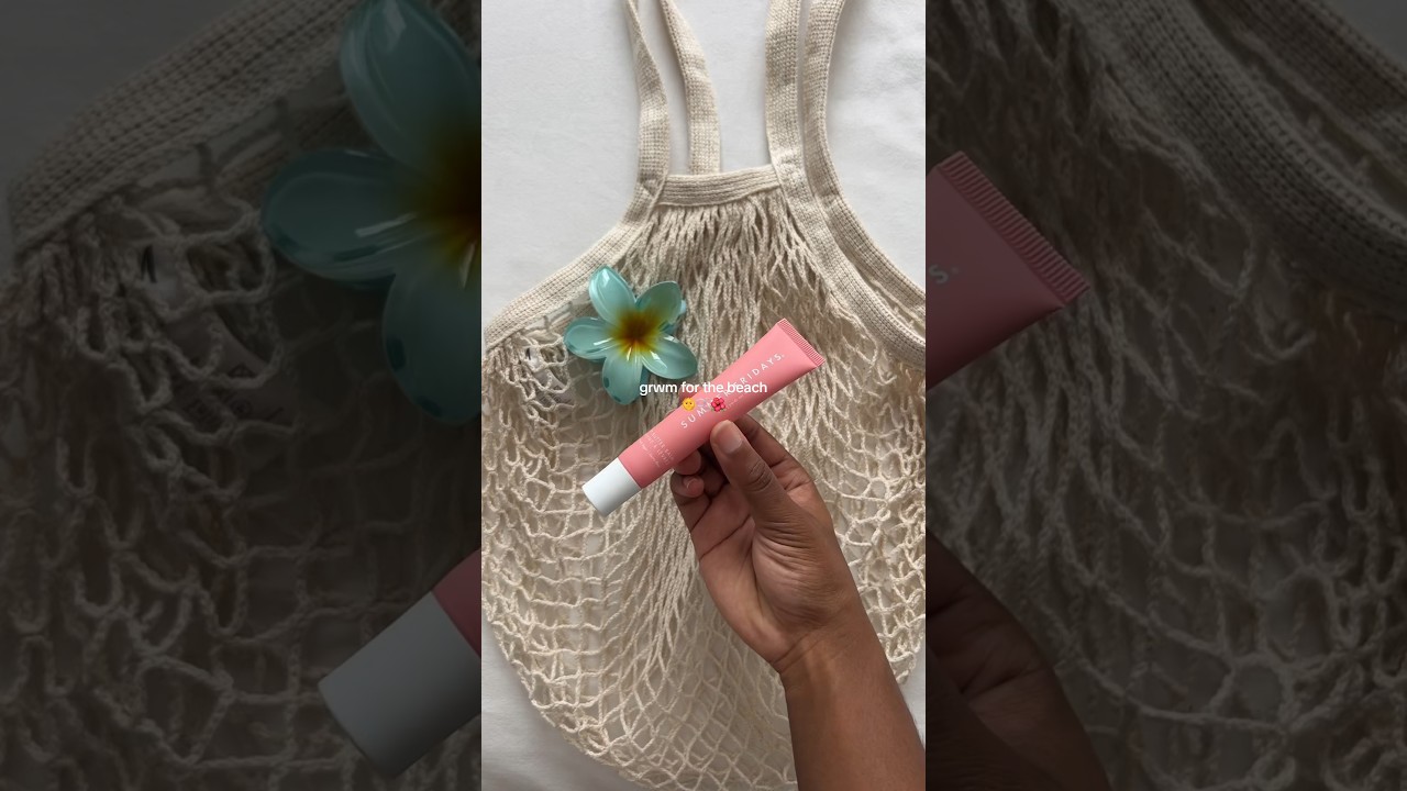 grwm for a beach day | aesthetic mini vlog get ready florida summer vibes sol de janeiro bikini