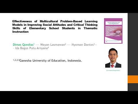 Effectiveness of Multicultural Problem Based Learning Models JEELR 2022 92 62 70