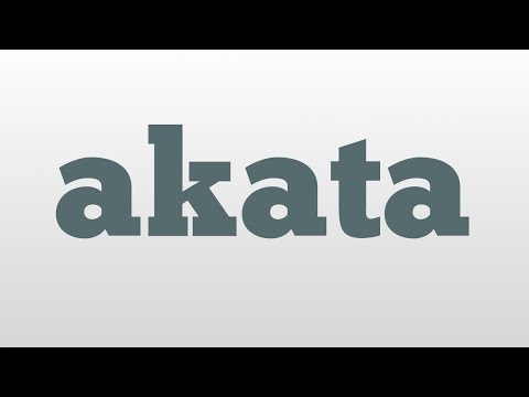 akata meaning and pronunciation