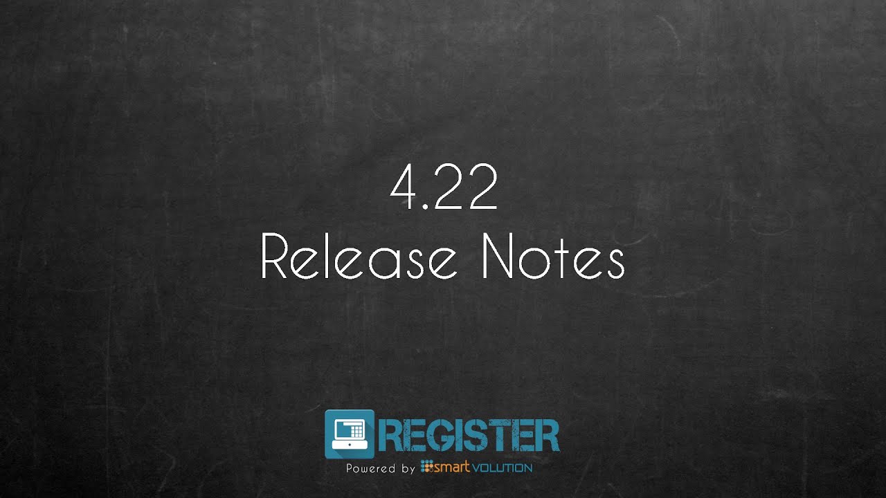 4.22 Release Notes