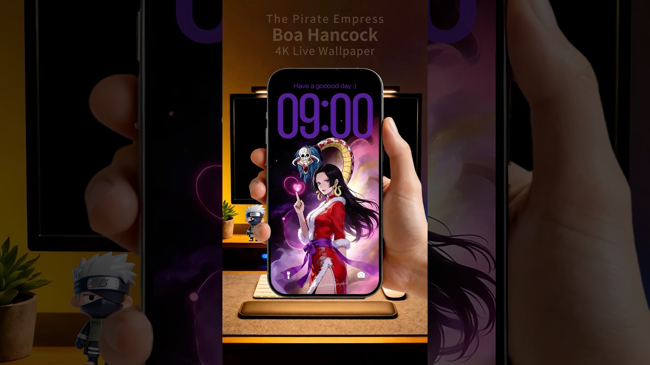 The Undisputed Queen of One Piece - Boa Hancock Live Wallpaper 4K #OnePiece #livewallpaper
