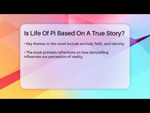Is Life Of Pi Based On A True Story? - Tales And Texts