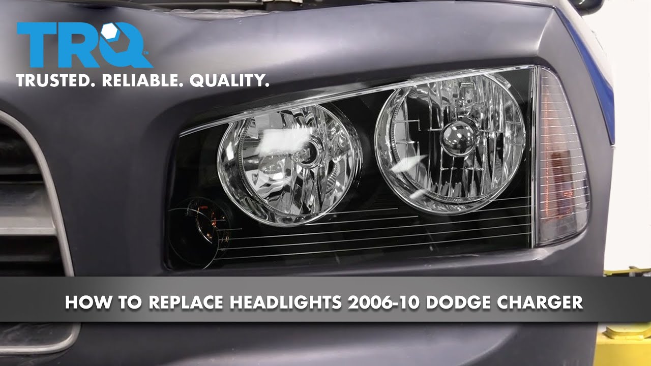 How to Replace Headlight Assemblies 06-10 Dodge Charger