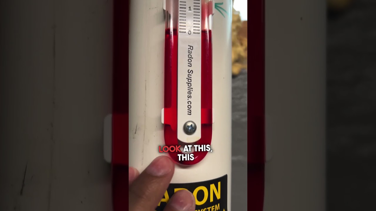 Broken Radon Fan ☢️ #radon #homemaintenance