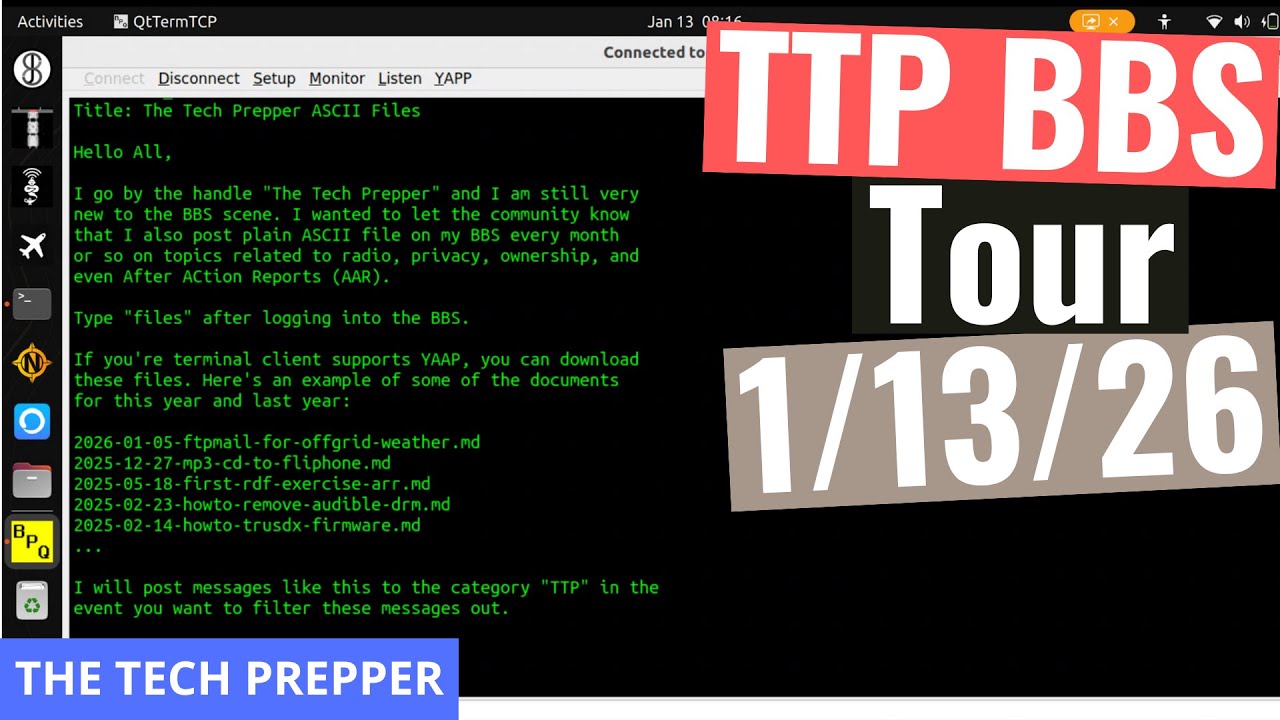 TTP BBS Tour - 01/13/26 - Let me show you what's possible with plain text
