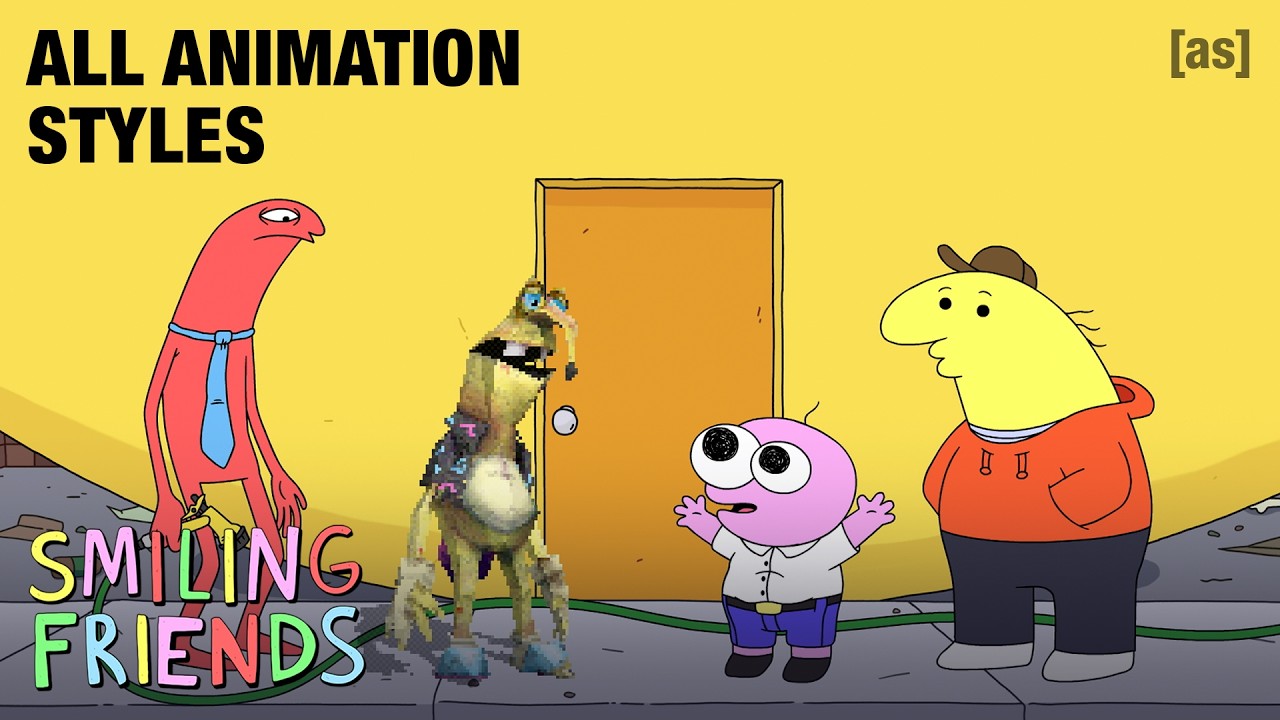 All the Animation Styles | Smiling Friends | adult swim