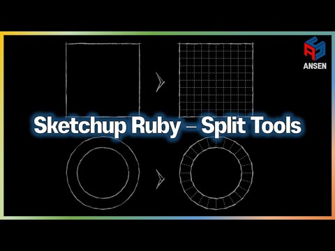 스케치업 루비(Sketchup Ruby)_Split Tools(분할 도구) – Ansen Homepage