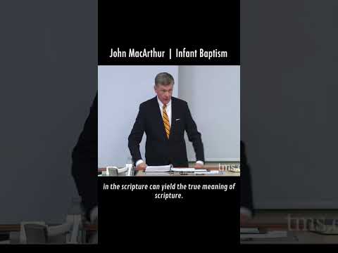 John MacArthur | Infant Baptism | #johnmacarthur #paulwasher #voddiebaucham #rcsproul #billygraham