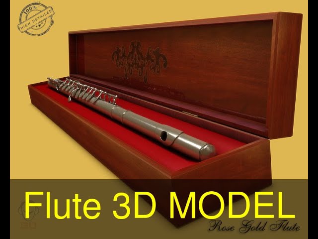 Flute 3D Model - FlatPyramid