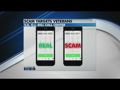 Scammers targeting veterans