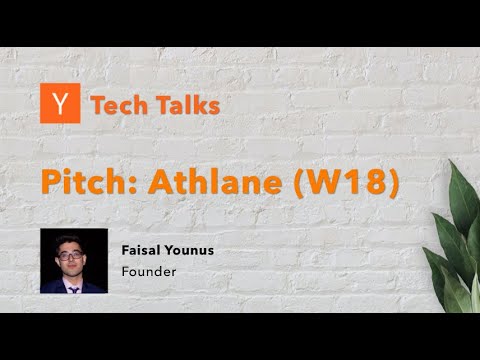Athlane (S19) - YC Tech Talks, Gaming 2020 (November 9, 2020)