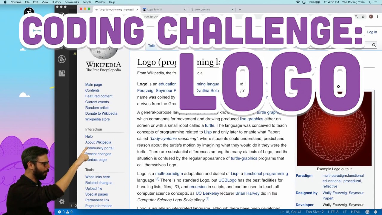 Coding Challenge #121: Logo Interpreter