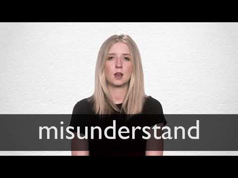 MISUNDERSTAND definition and meaning | Collins English Dictionary
