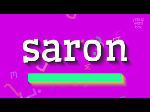 SARON - HOW TO PRONOUNCE IT?