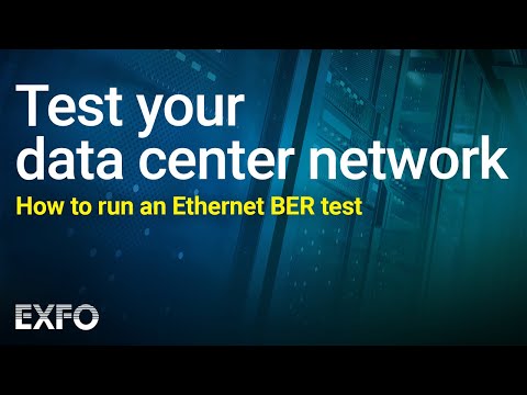 How to run an Ethernet BER test