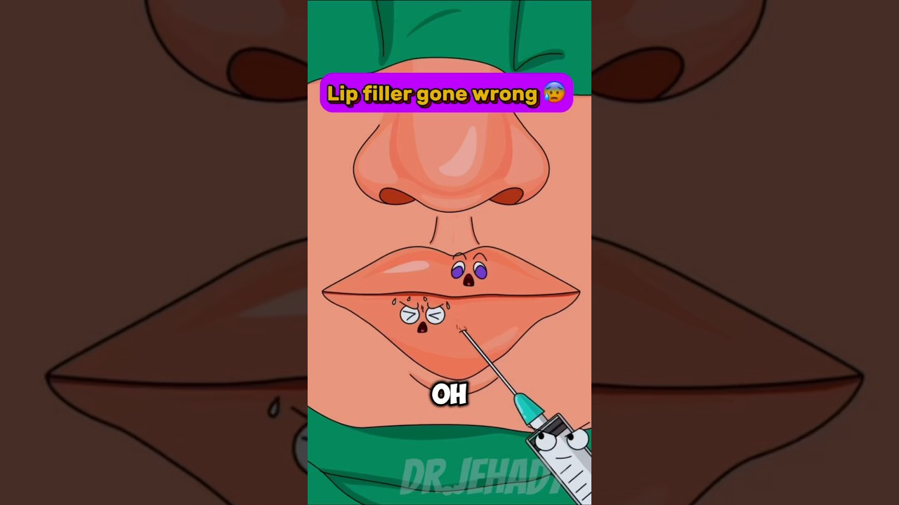 Lip Injection Fail! 💉 Hilarious Short Animation You Need to See