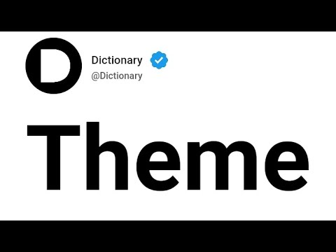 Theme Meaning In English