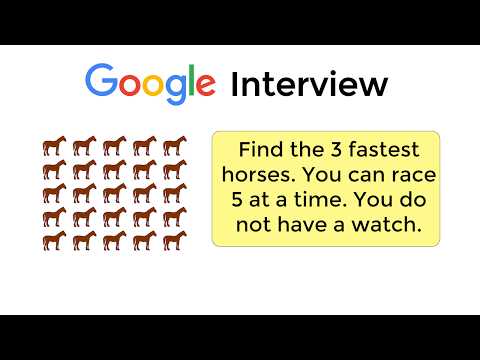The 25 Horses Puzzle [YouTube / MindYourDecisions] – srsssteve