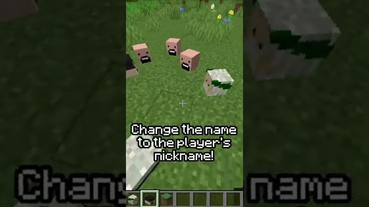 How To Get Player's Heads in Minecraft 🗿 #shorts