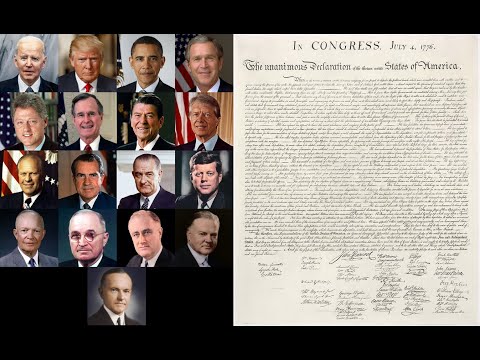 The Declaration of Independence From Coolidge to Biden | Da Techguy's ...