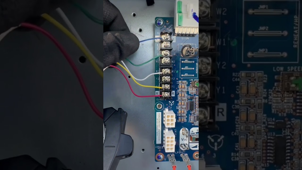 Bare Basics of Thermostat Wiring #hvac #airconditioning #carrier