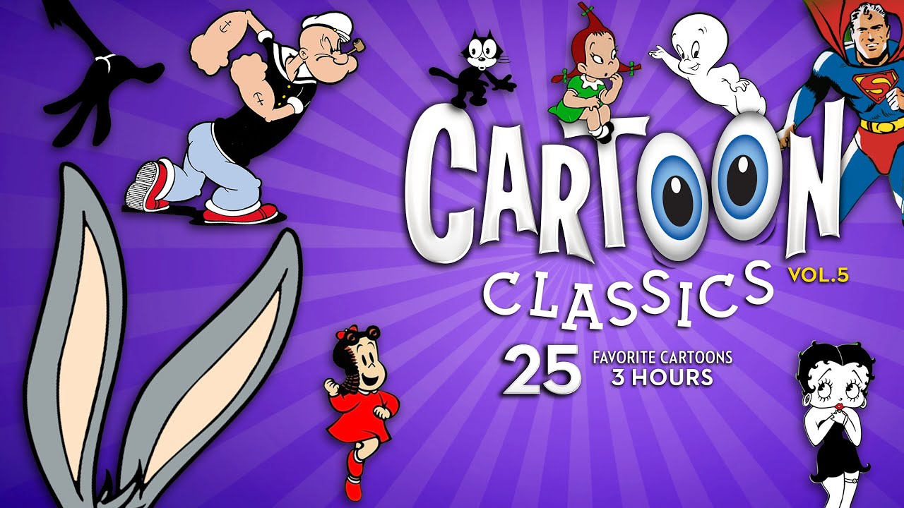 Cartoon Classics Vol 5 | 25 Best Old Cartoons for Kids 🎬 | 3 Hours Non-Stop Fun